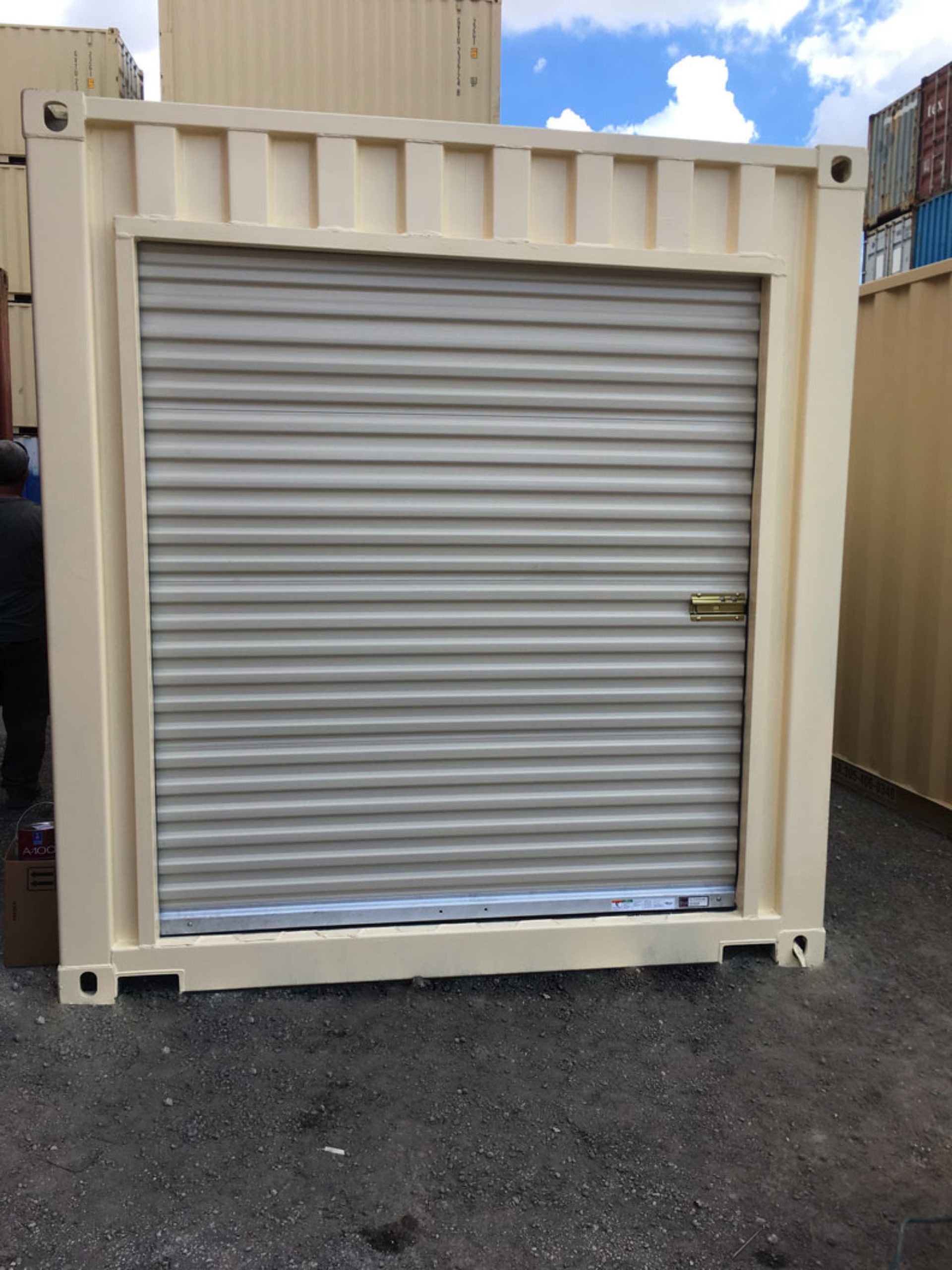 10' Dry Container with Rollup Door - RAVA Group Container Services